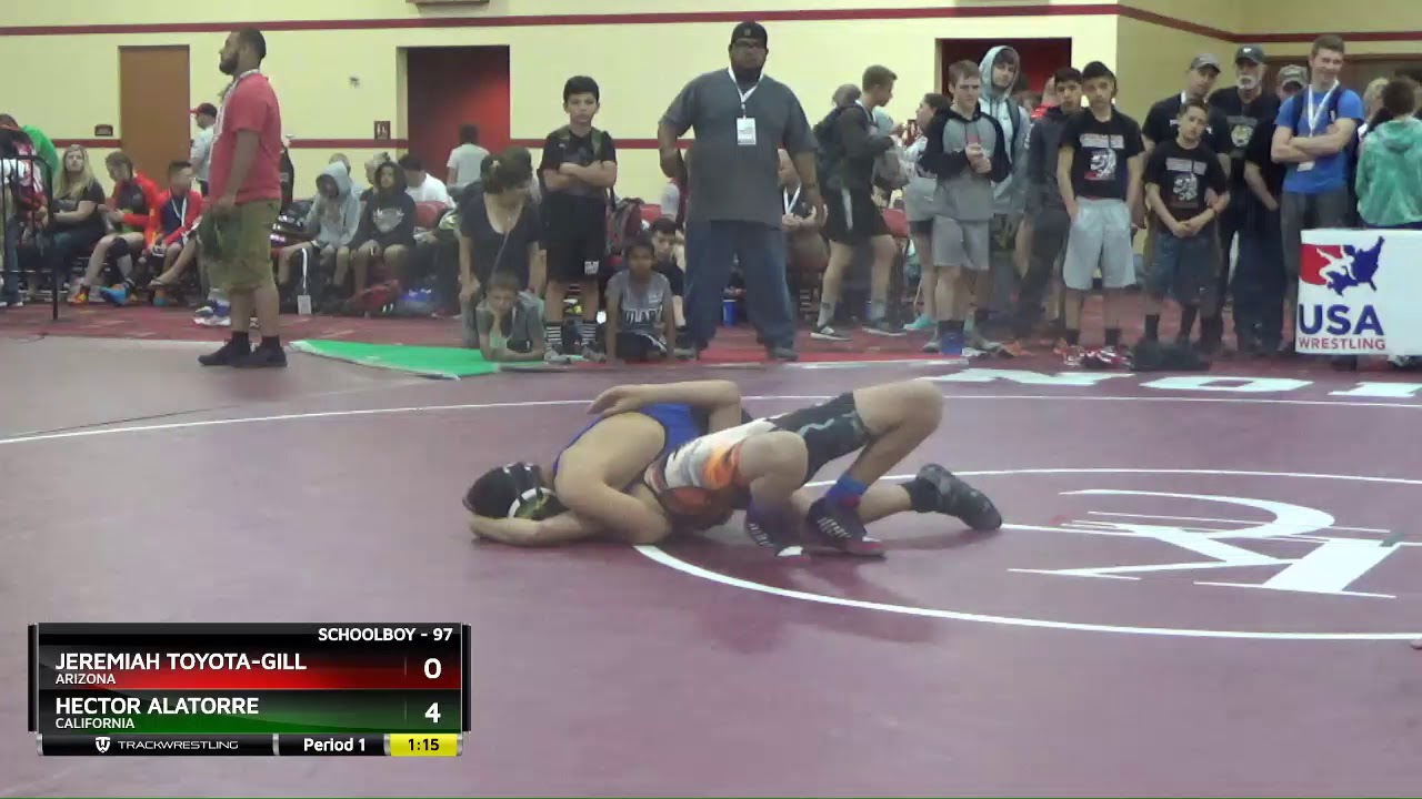 Schoolboy 97 Jeremiah Toyota-Gill Arizona Vs Hector Alatorre California ...