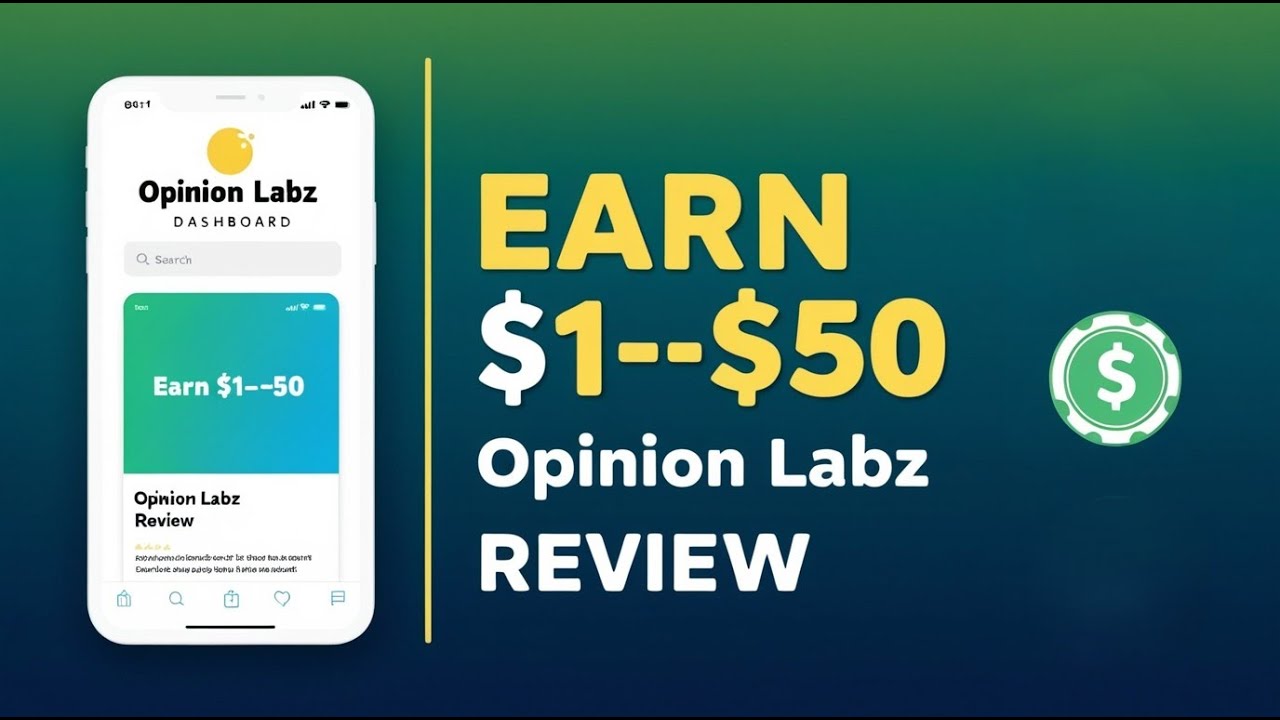 Opinion Labz Review | Earn up to $50 Completing Surveys & Tasks - YouTube