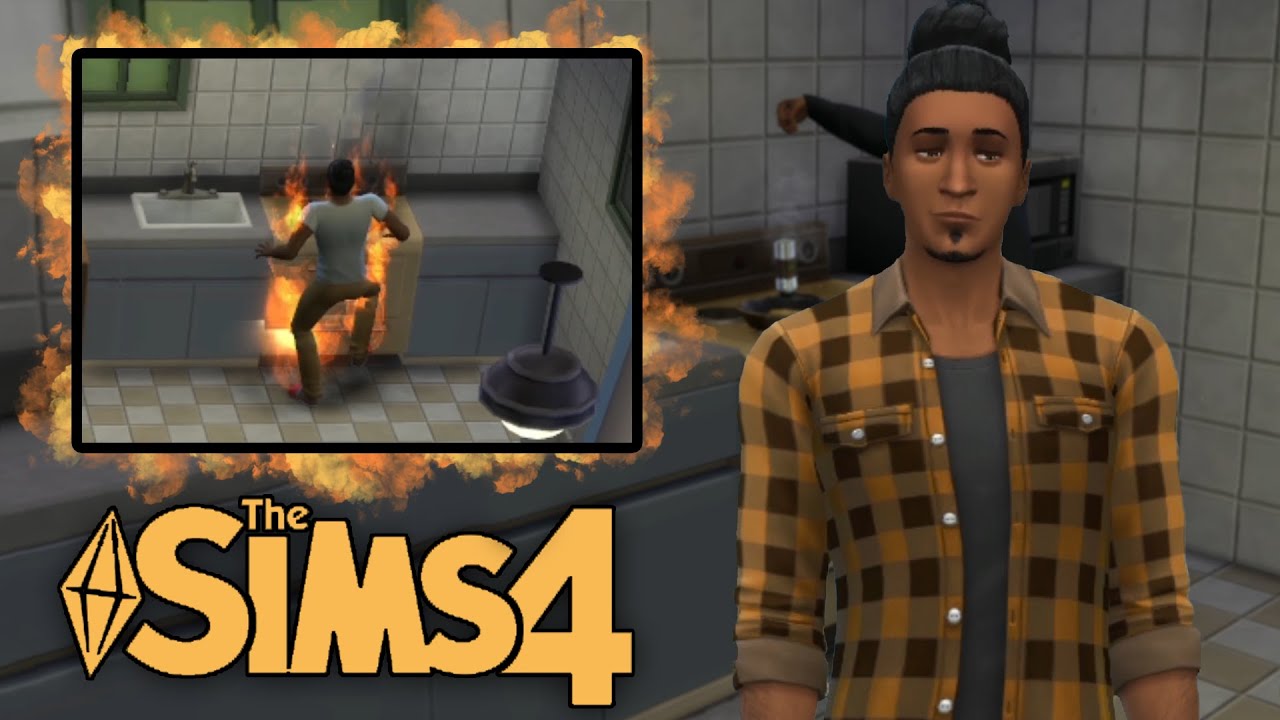 HOW U SET FIRE TO A GRILLED CHEESE SANDWICH??? | Sims 4 Gameplay - YouTube