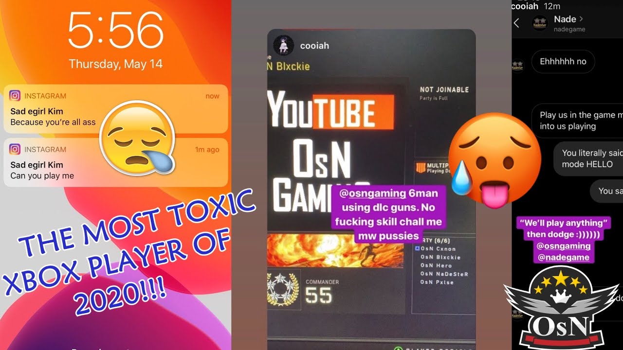THE MOST TOXIC XBOX PLAYER OF 2020!! | ADDRESSING THE HATERS | - YouTube