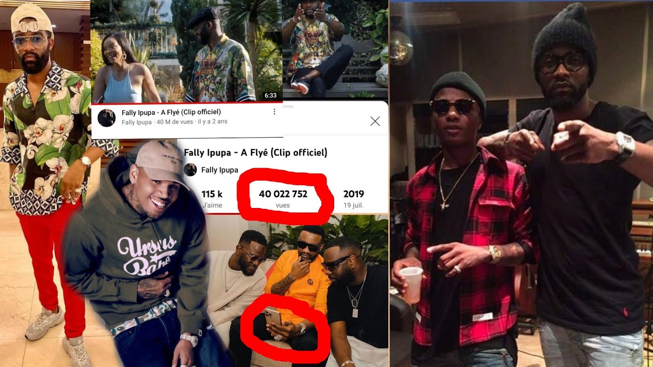Chris Brown fait un coucou à Fally Ipupa et Wizkid, Fally Ipupa A Flyé ...