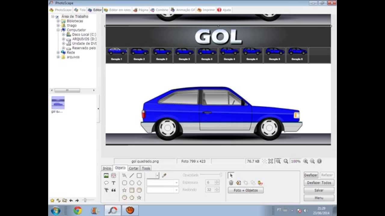 como editar carros do (crie seu carro) com o photo scape - YouTube