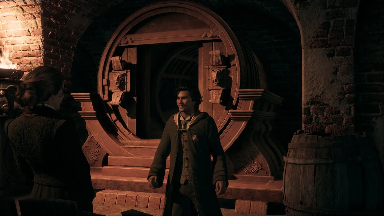 Hogwarts Legacy - Hufflepuff - Entry to the Hufflepuff common room ...