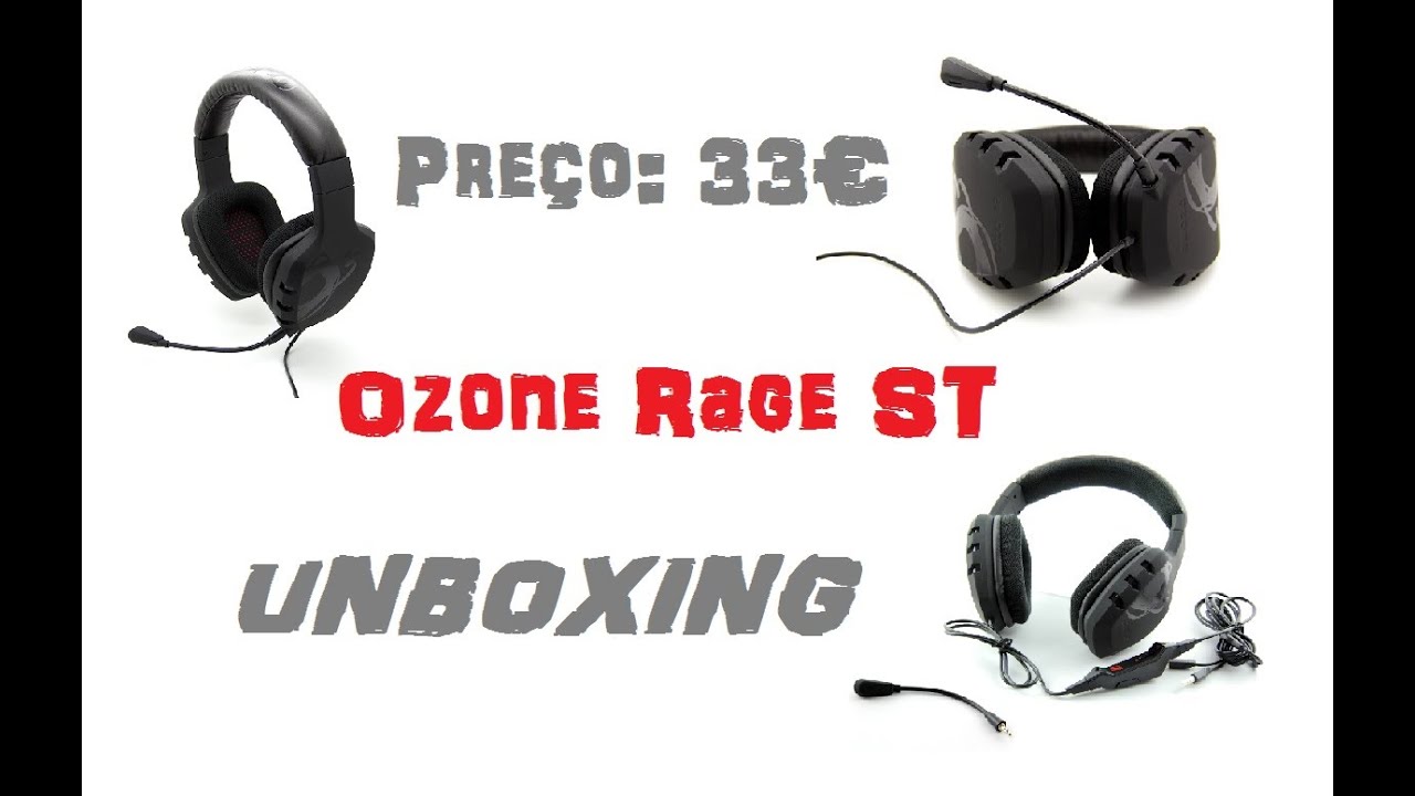 #3 UNBOXING - Gaming Headset OZONE RAGE ST BLACK - YouTube