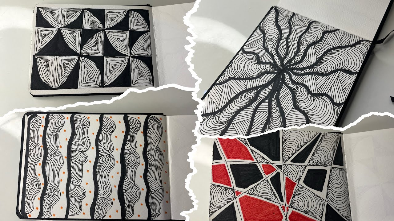 Relaxing Zentangle Drawing | Unwind and find your zen with this easy ...