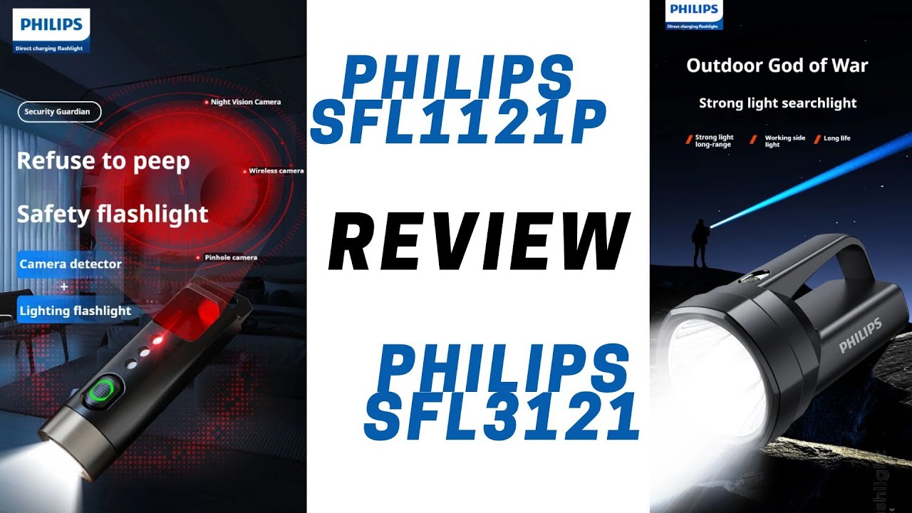 Огляд PHILIPS SFL1121P + PHILIPS SFL3121 - Ліхтарики ТОПчик 🔥🔥🔥 - YouTube