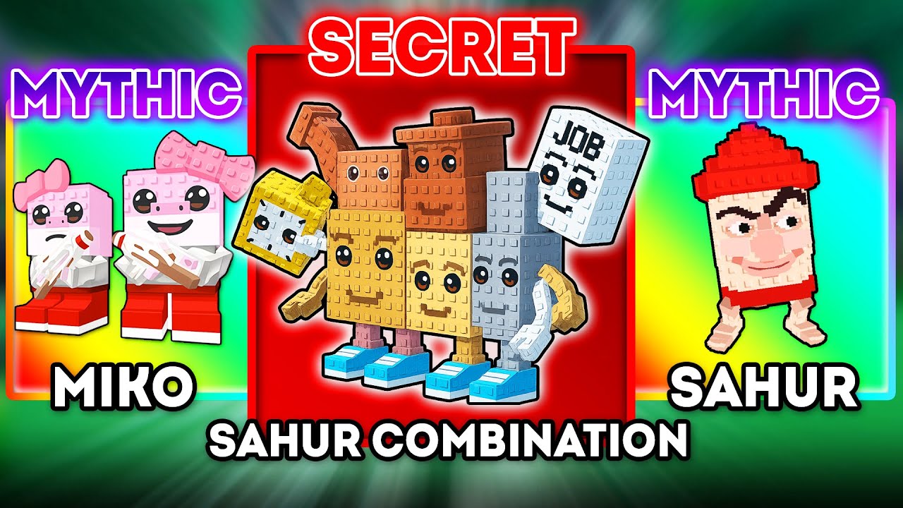 I GOT All *NEW* Update Units! Secret Sahur Combination! Brainrot Tower ...