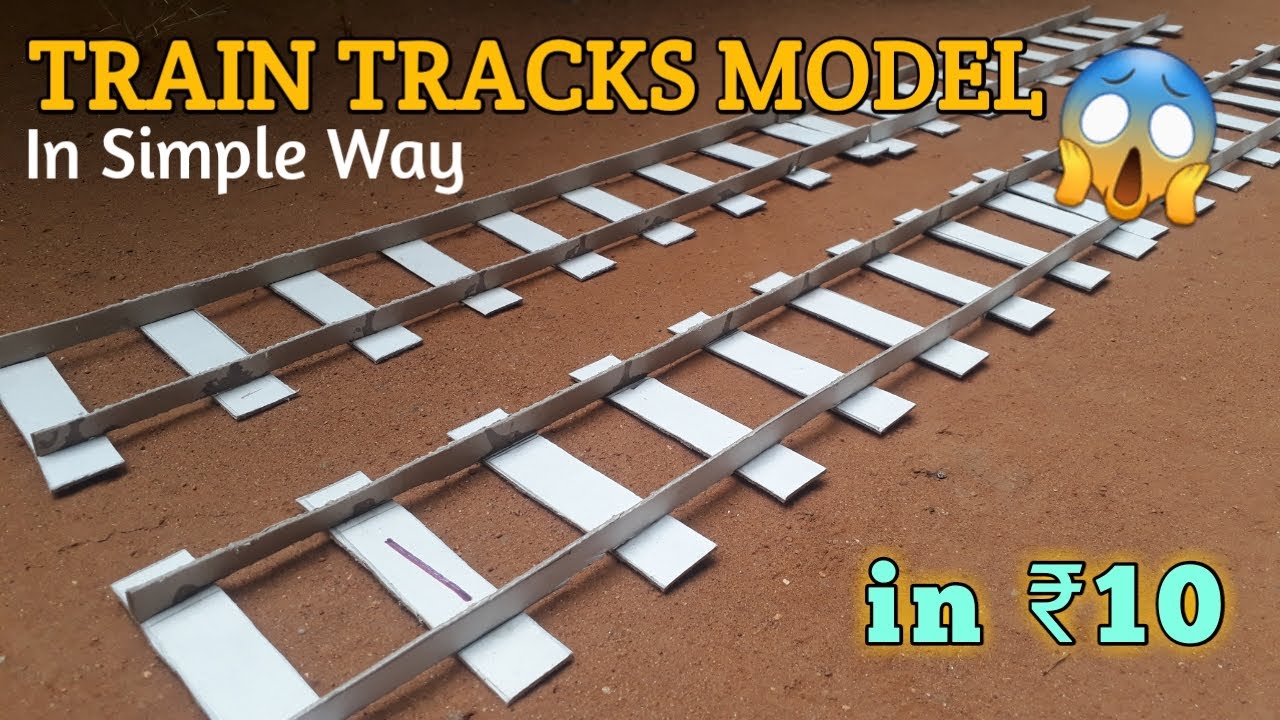 How to make cardboard tracks in simple way || Best trick to make track ...