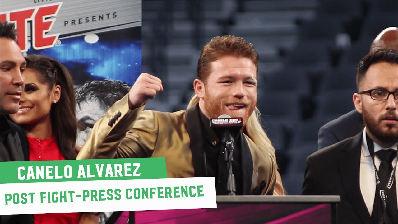 Canelo Alvarez Post-Fight Press Conference || Canelo vs. GGG 2 - YouTube