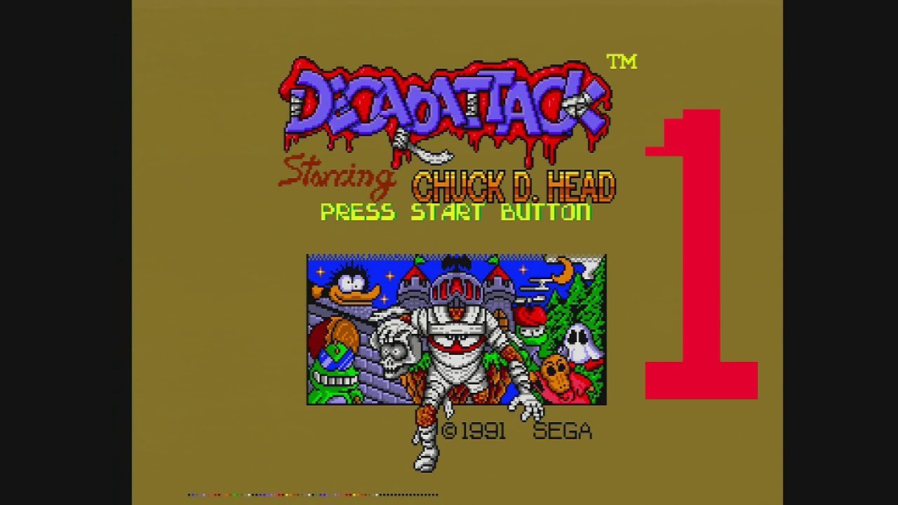 Decap Attack (Genesis / Mega Drive) Playthrough Part 1 (Levels 1-4 ...