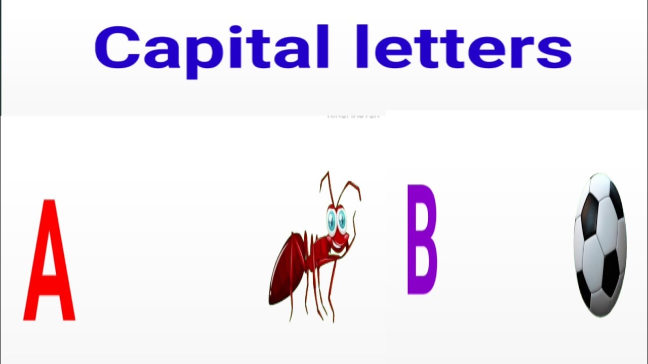 capital letters//abc capital//capital writing - YouTube