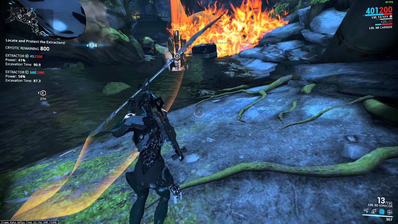 Warframe PC - Lua (Earth) with Nyx - YouTube