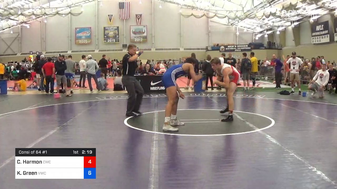 70 Kg Consi Of 64 1 Caleb Harmon Cougar Wrestling Club Vs Killyan Green ...