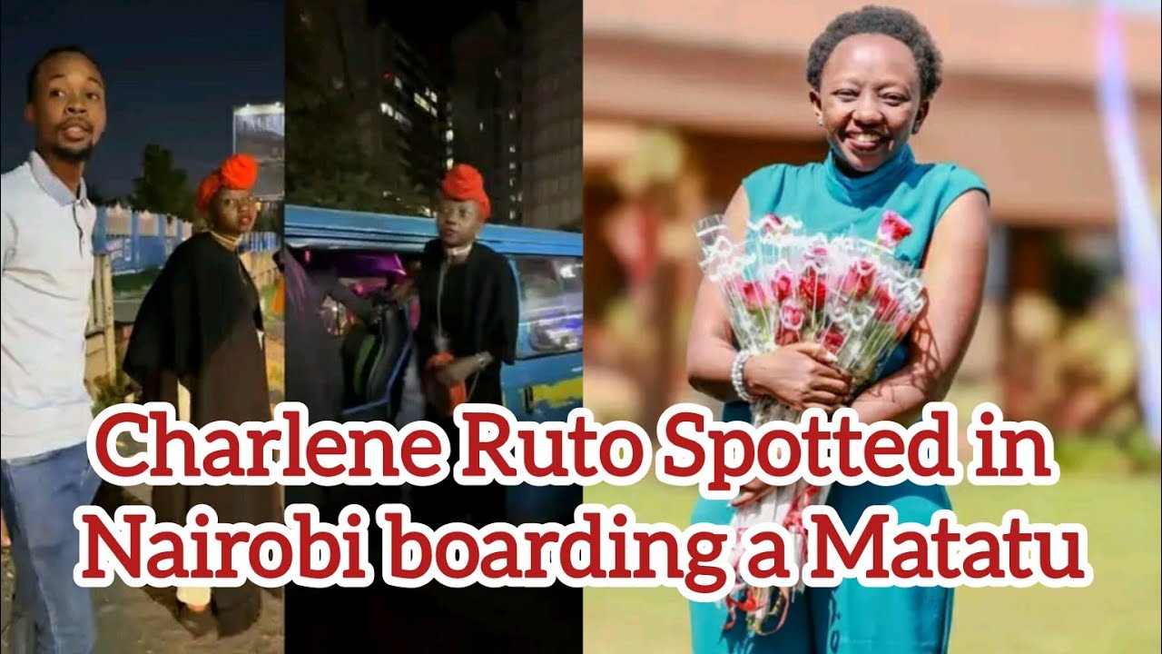 Charlene Ruto Spotted in Nairobi boarding a Matatu/Kenyans attack her ...