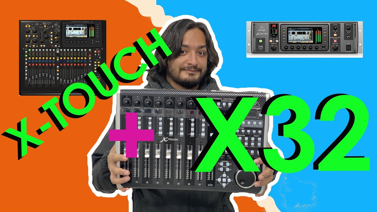 LO QUE PUEDES HACER CON UN CONTROL SURFACE Y LA X32 - CONFIGURANDO ...