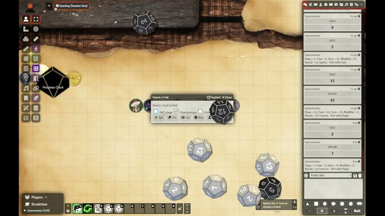 Foundry VTT Daggerheart Duality Dice Roller Macro - YouTube
