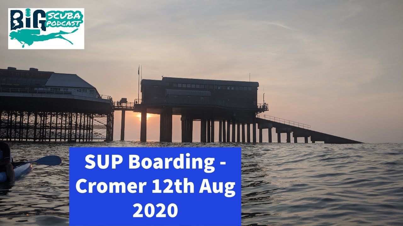 Stand Up Paddle Boarding Cromer Pier Norfolk UK - Checkout what we get ...