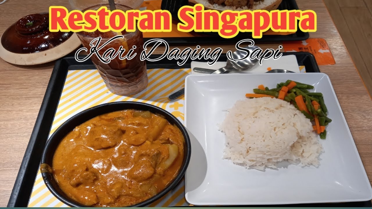 Restoran Singapura | Kari Daging Sapi |Vlog Tkw Hongkong - YouTube