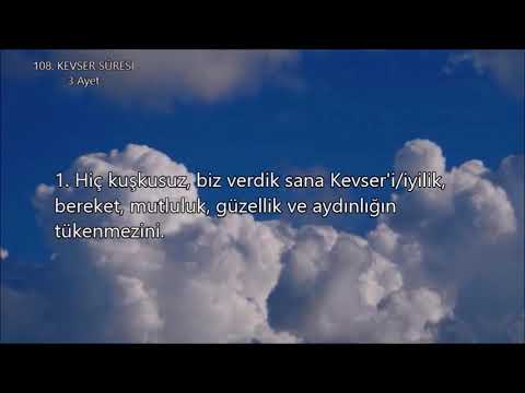 108  KEVSER SÛRESİ