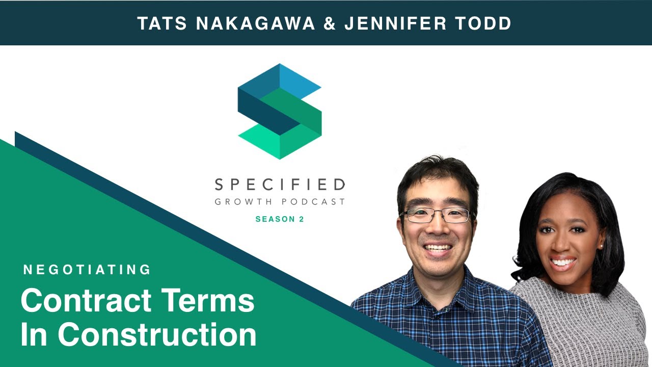 Negotiating Contract Terms In Construction (With Jennifer Todd, LMS ...