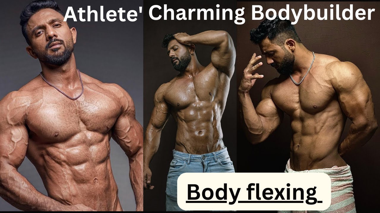 Bodybuilder posing | muscular body flexing # fitness Trainer - YouTube