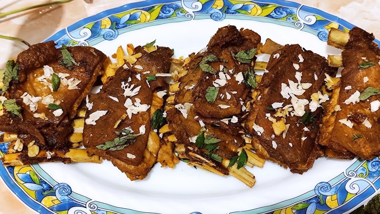 Tabkh Maaz: Mutton Ribs fried with perfection...! - YouTube