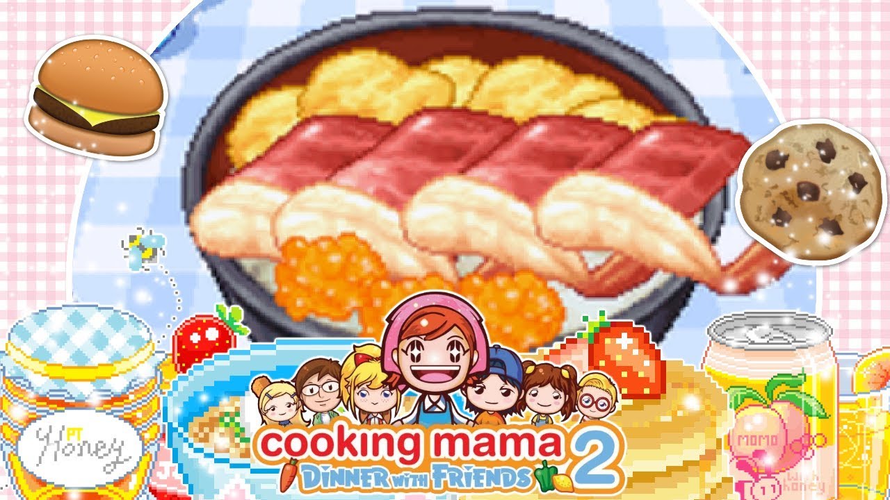 🍳 Cooking Mama 2: Dinner with Friends (Gameplay): Seafood Rice Bowl ...