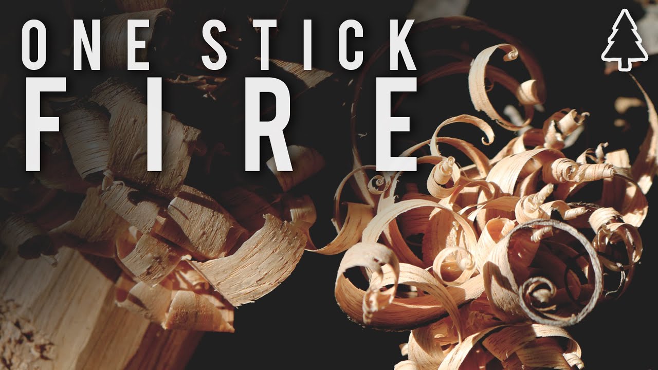 One Stick Fire - Bushcraft Cinematic - YouTube