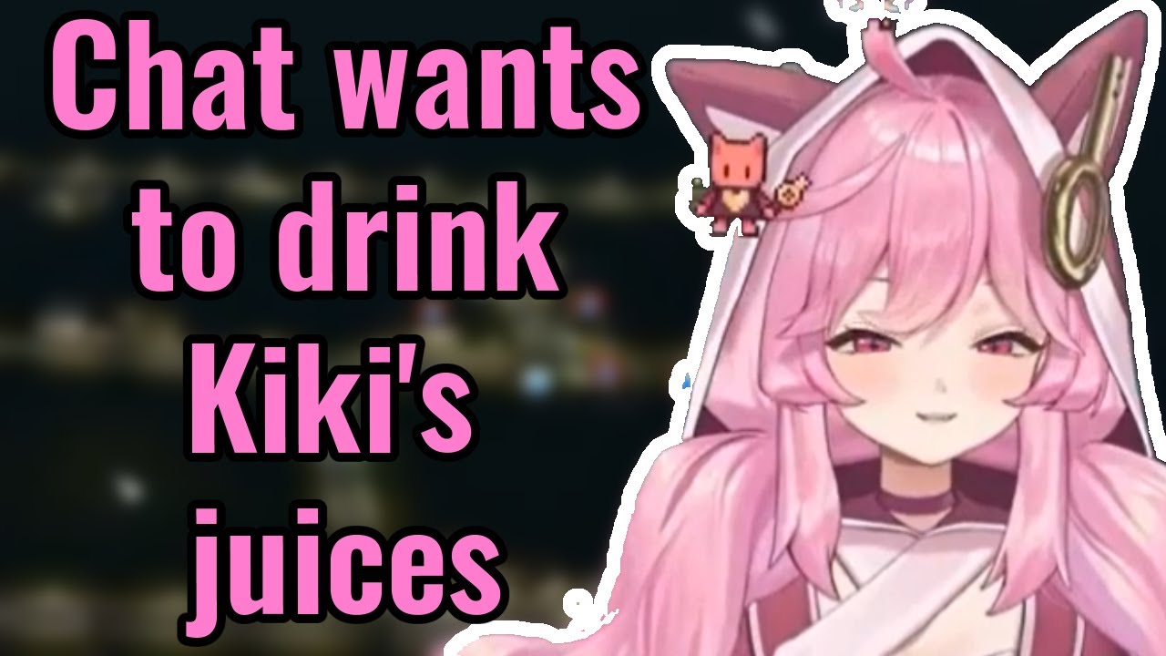 Chat wants to drink Kiki's juices - YouTube