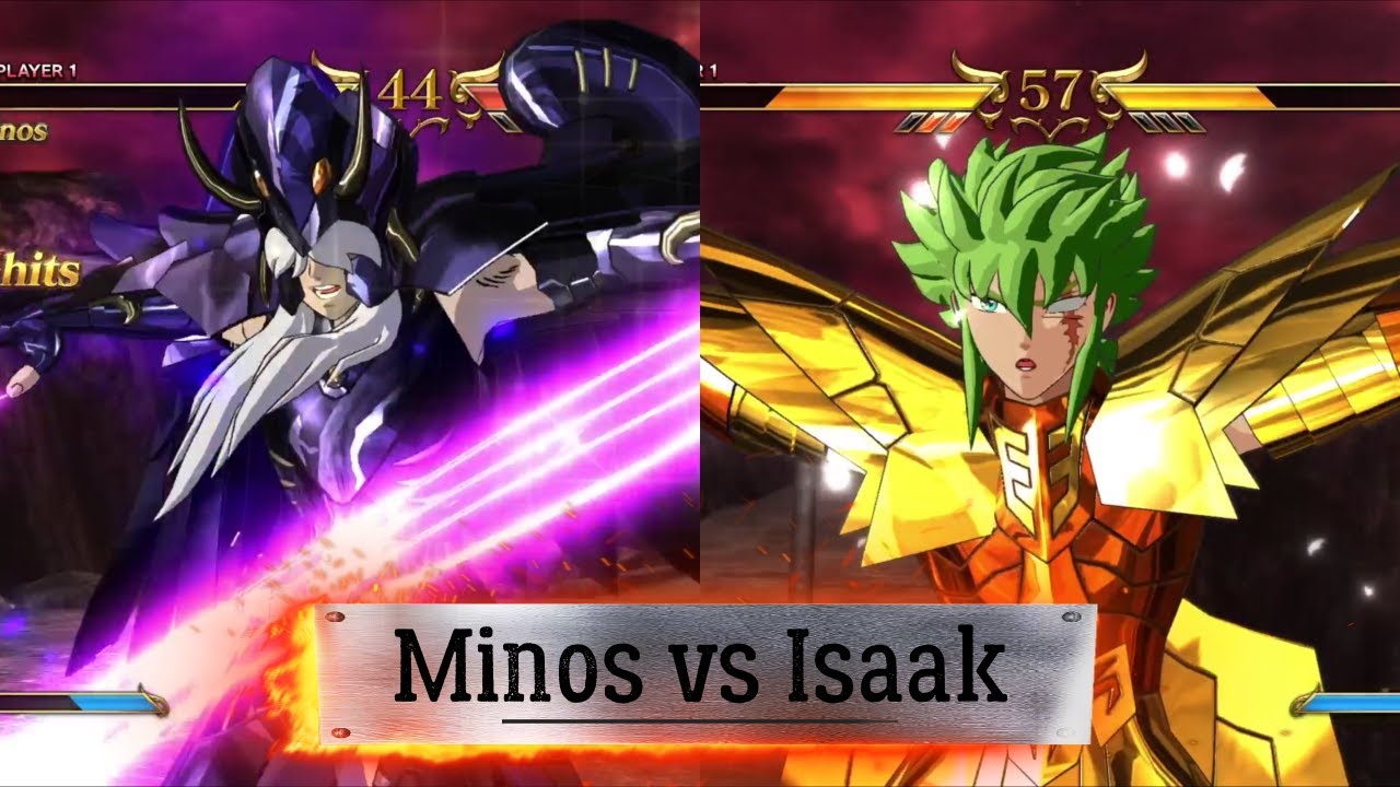 (English sub) Saint Seiya: Soldiers Soul - Minos vs Isaac (5 Round ...