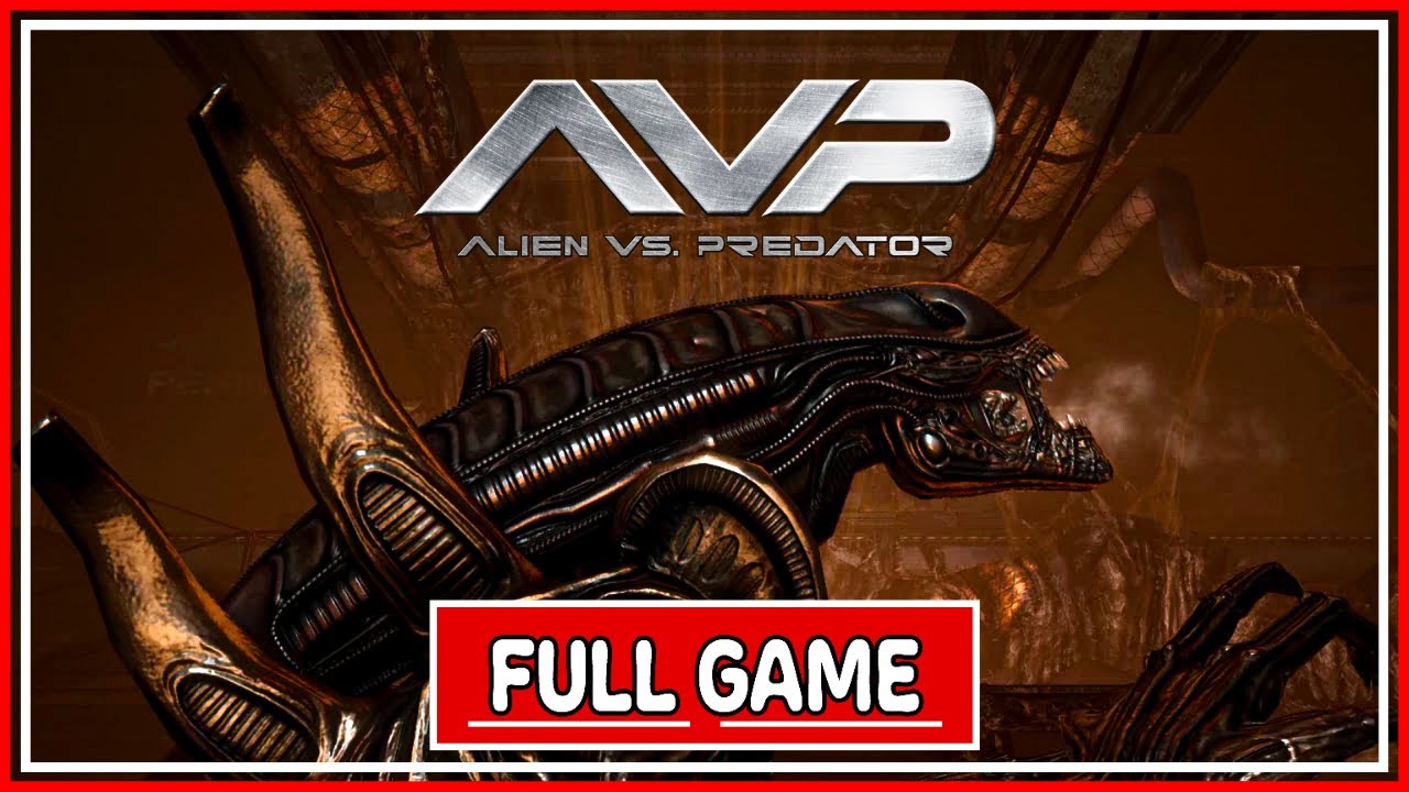 ALIEN VS PREDATOR - FULL GAME / LONGPLAY - PC - ALIEN CAMPAIGN ONLY ...