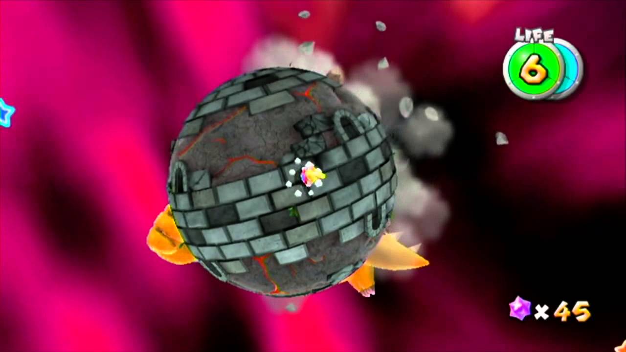 Super Mario Galaxy 2 - World 4 - Bowser's Gravity Gauntlet - YouTube