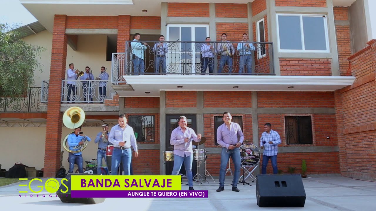 Banda Salvaje Aunque Te Quiero En Vivo - YouTube