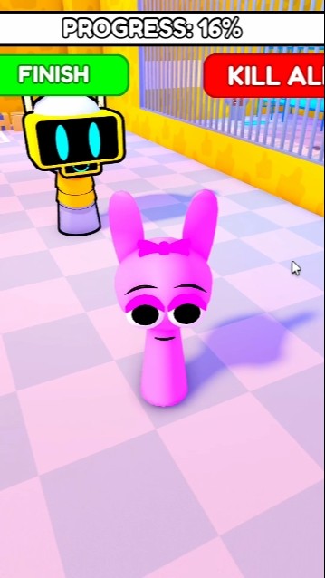 SPRUNKI PINKI escape FUN BOT SPRUNKI'S PRISON RUN #roblox #shorts - YouTube