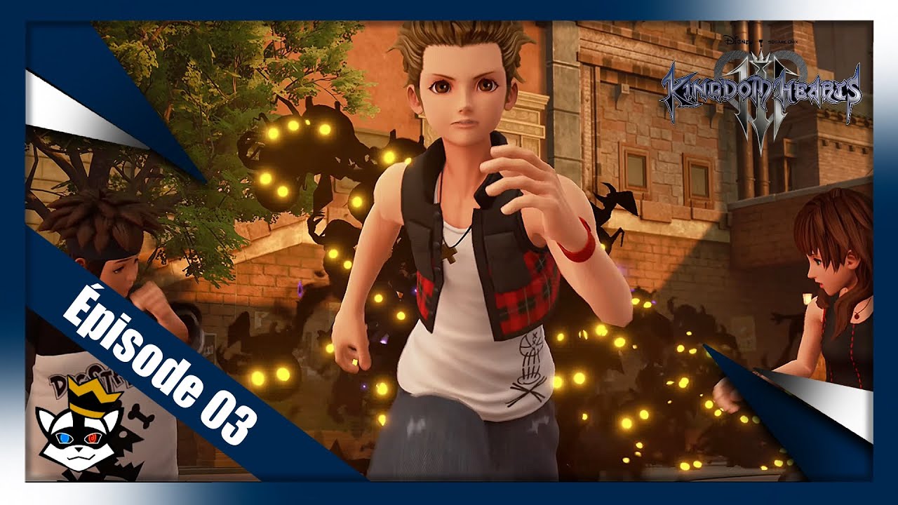 Kingdom Hearts 3 Let's Play FR #03 | Hayner, Pence Et Olette !!! | VOD ...