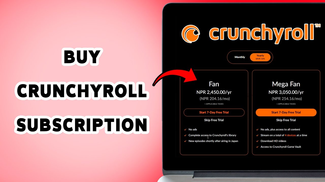 How To Buy Crunchyroll Subscription | Purchase Crunchyroll Premium 2026 ...