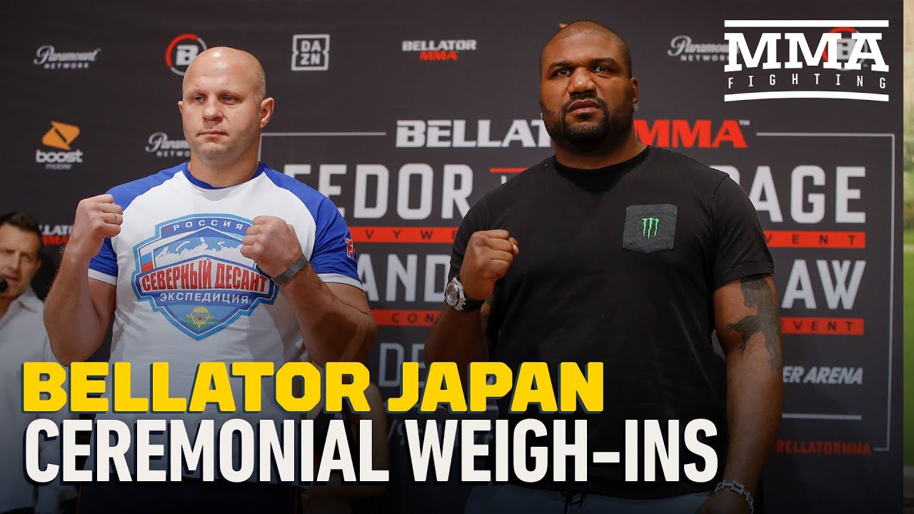 Bellator Japan Ceremonial Weigh-ins - MMA Fighting - YouTube