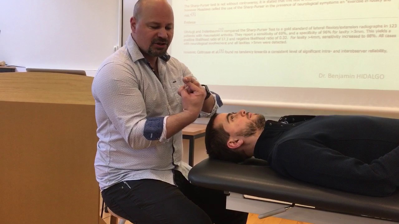 Tests de l'instabilité cervicale (cervical instability tests) - YouTube