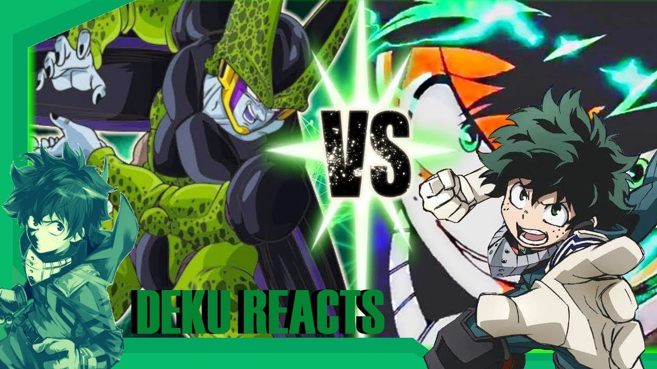Deku Reacts to "Perfect Cell vs Midoriya (Deku)" | GO BEYOND! PLUS ...