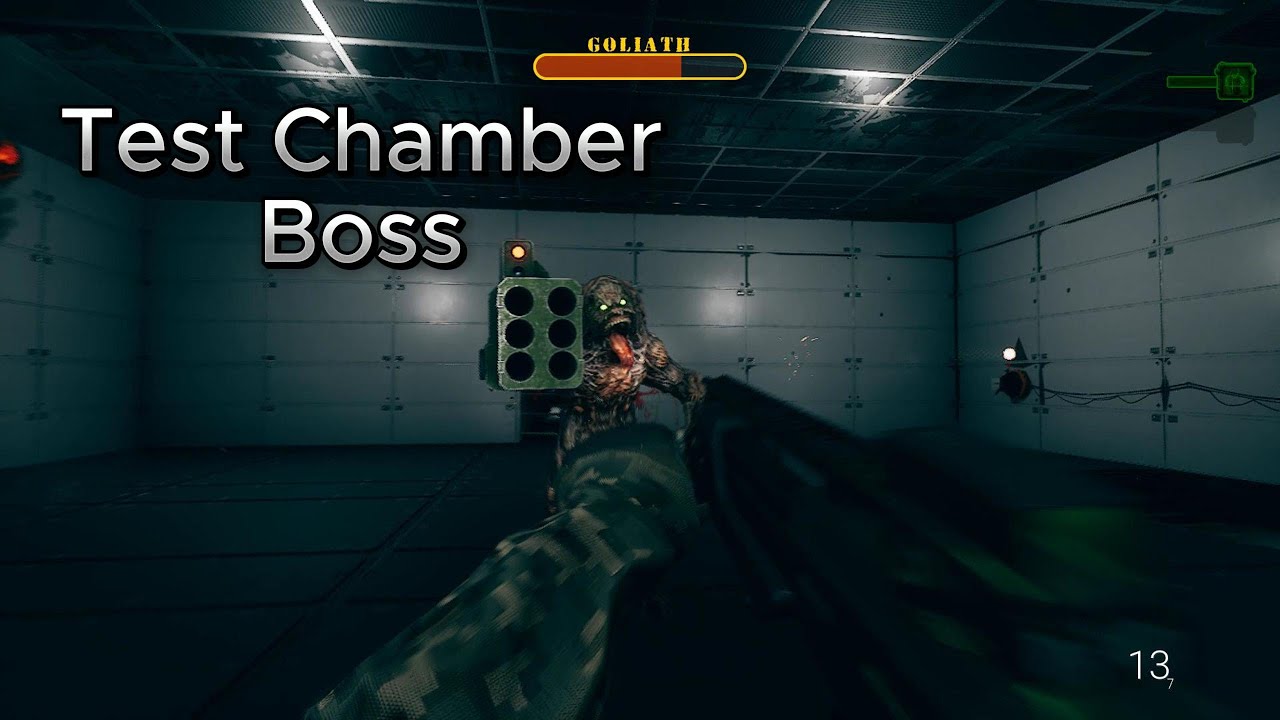 Test Chamber Goliath Boss how to kill it Fossilfuel 2 - YouTube