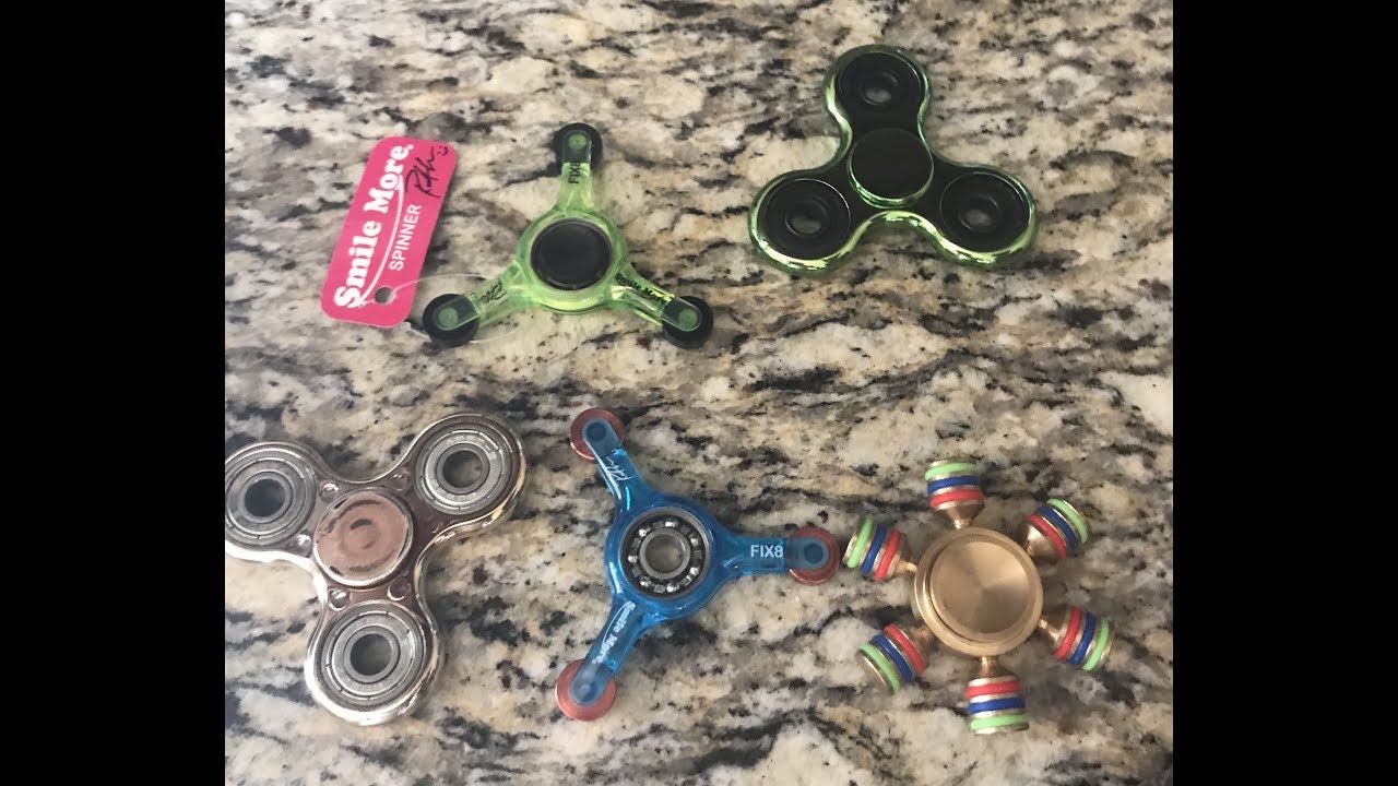 my spinner collection - YouTube
