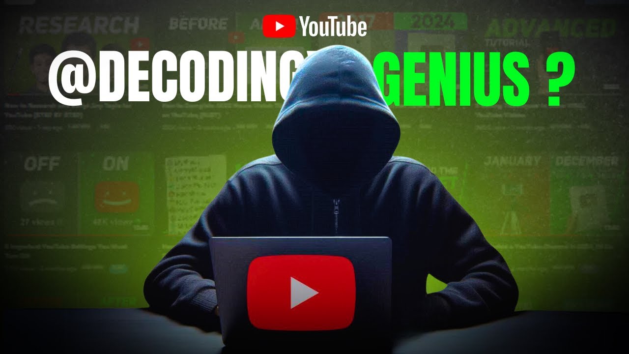 Why @decodingyt is the Smartest YouTuber ? - YouTube