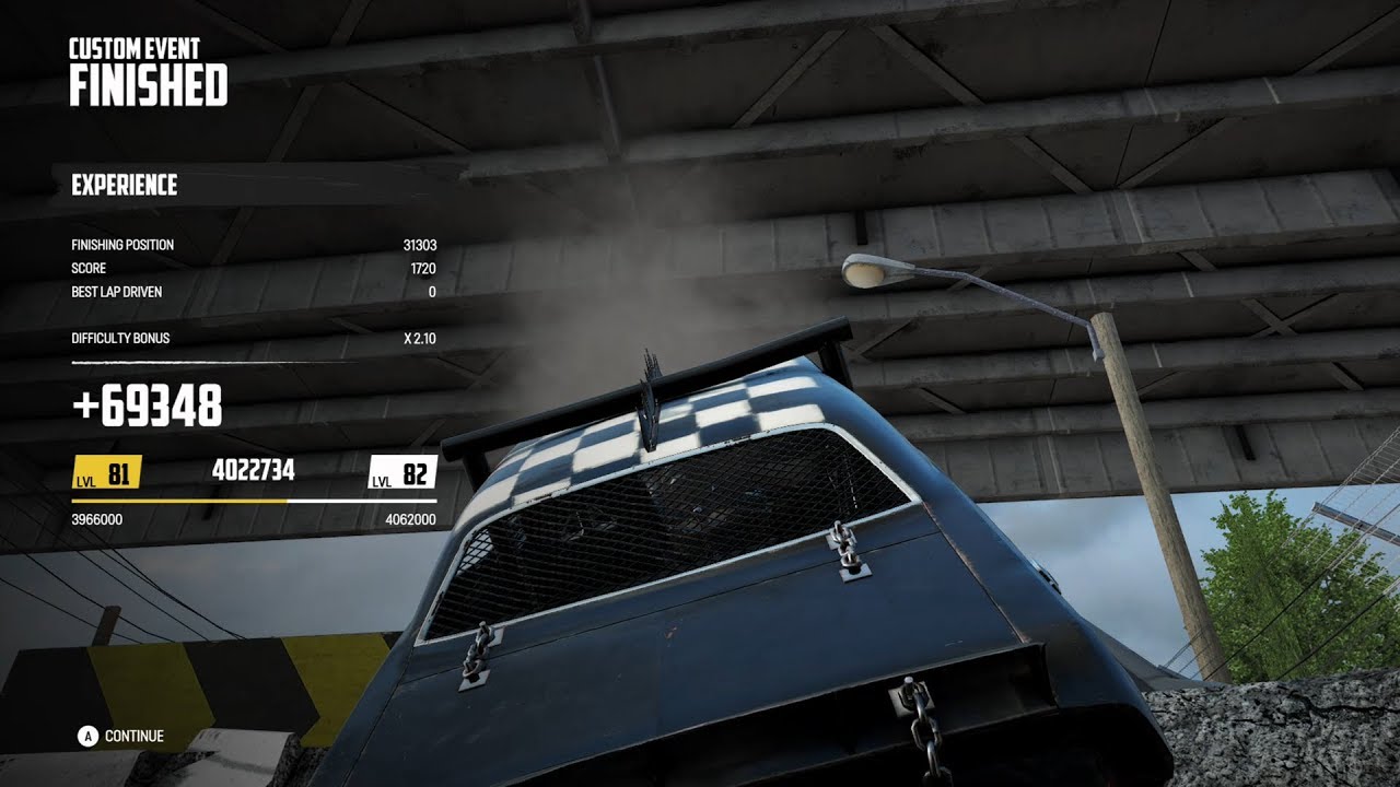 Wreckfest 69k xp 13,600 money in 3 minutes - YouTube