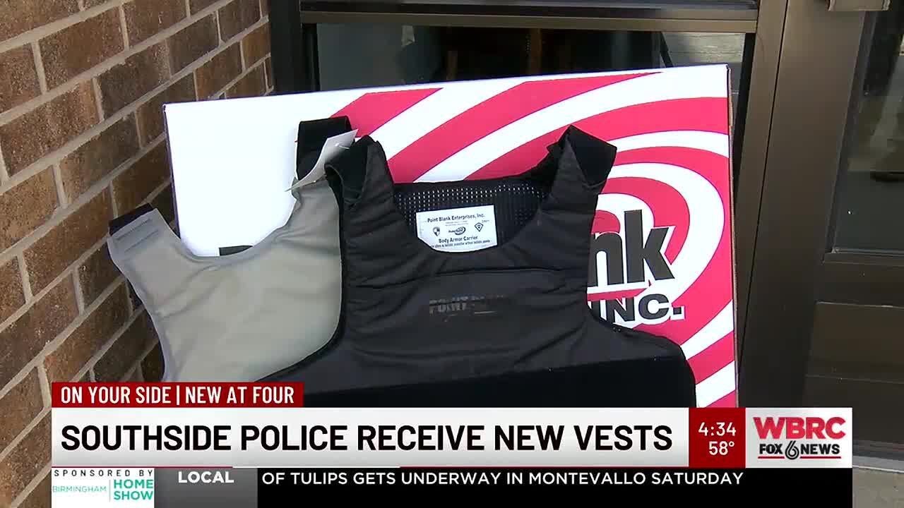 Southside Police Department receives new protective vests - YouTube