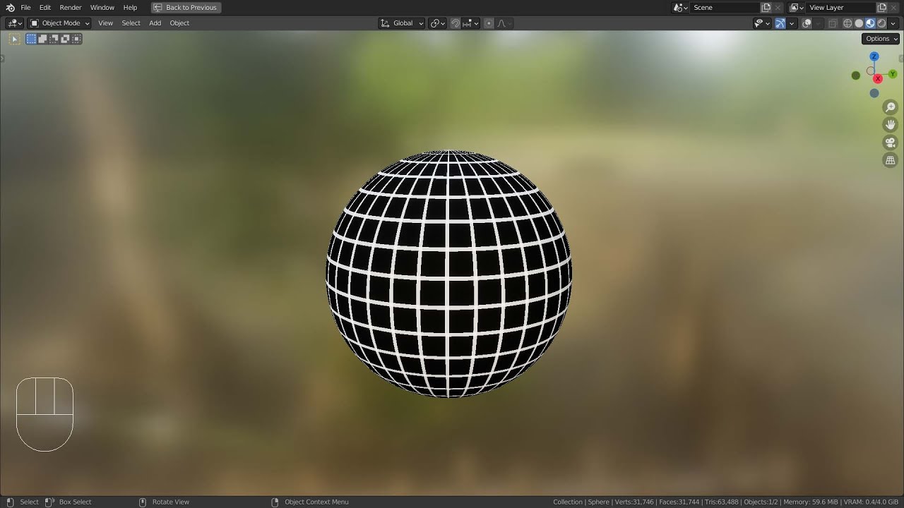 Blender Tutorial - Adjustable thickness wireframe material - YouTube