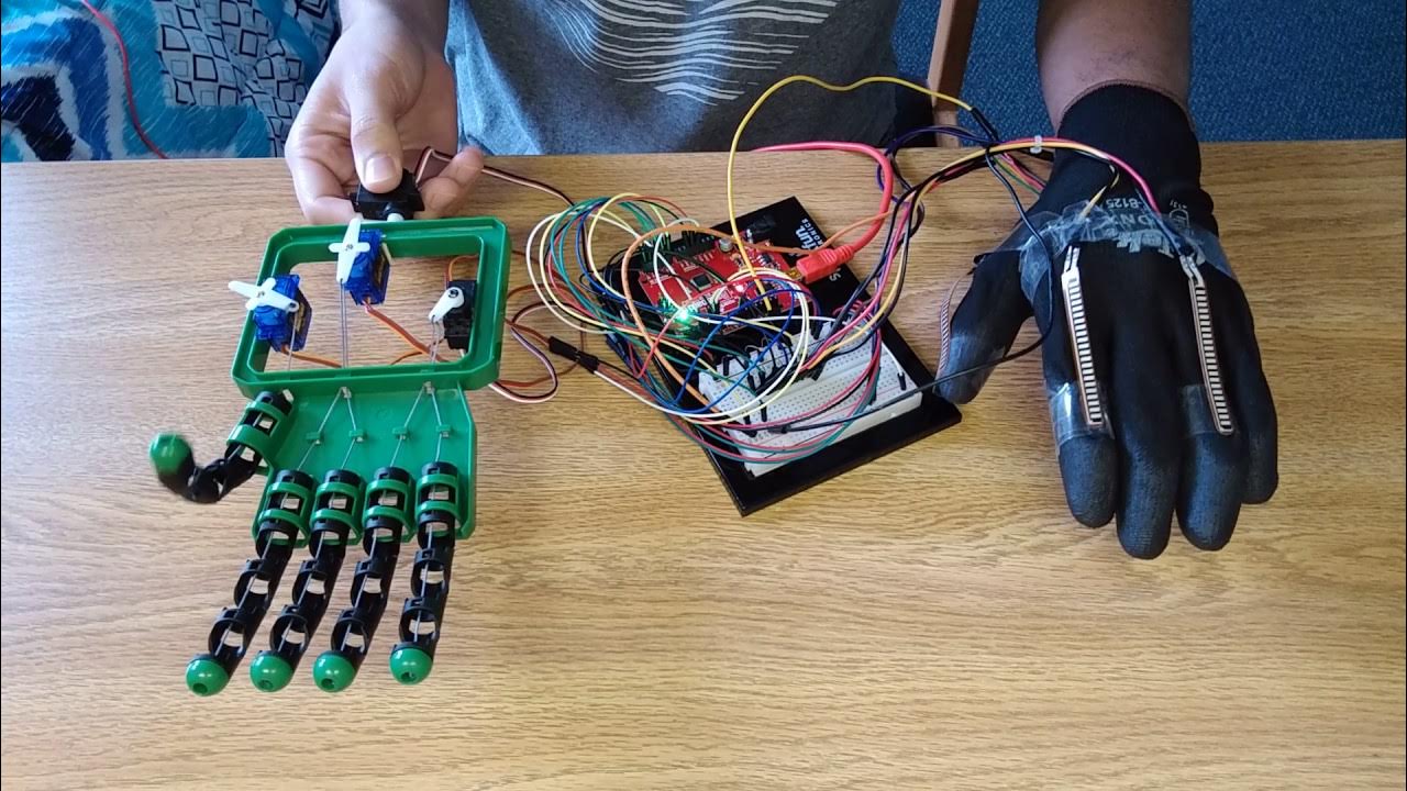 Arduino Robot Glove Hand - BioE101 Project - YouTube