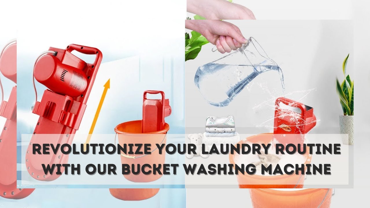 Bucket Washing Machine - Portable Washing Machine Small Mini Hand ...