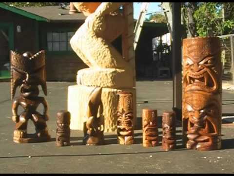 Tiki carver Tualau Tauheluhelu - YouTube