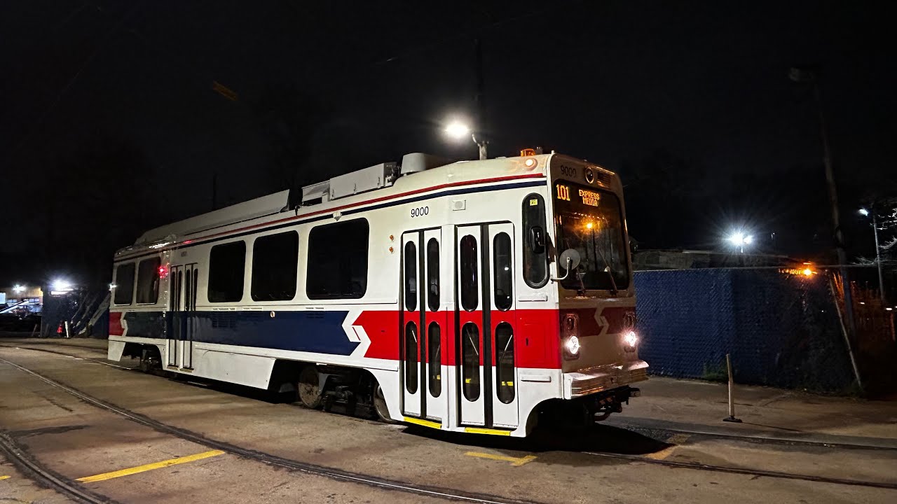 SEPTA Route 34: 1980 Kawasaki LRV #9000 - YouTube