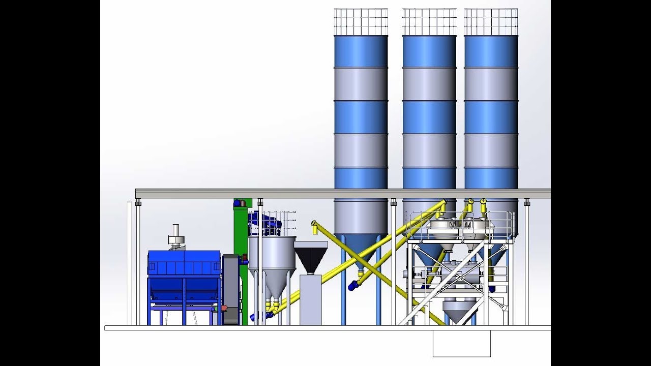 Cellular lightweight concrete dry mix production line in United Arab ...